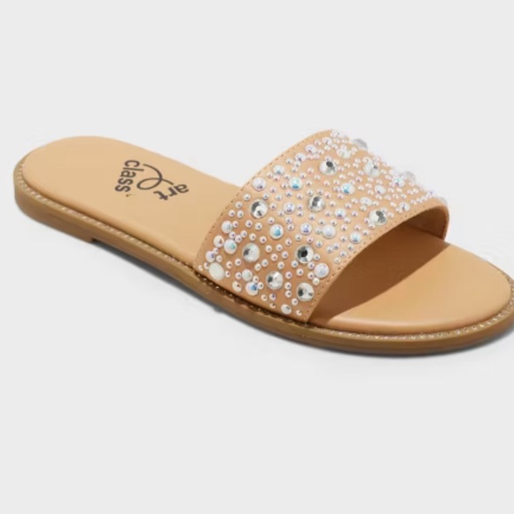 art class | Shoes | Girls Heather Embellished Slide Sandals Art Class ...